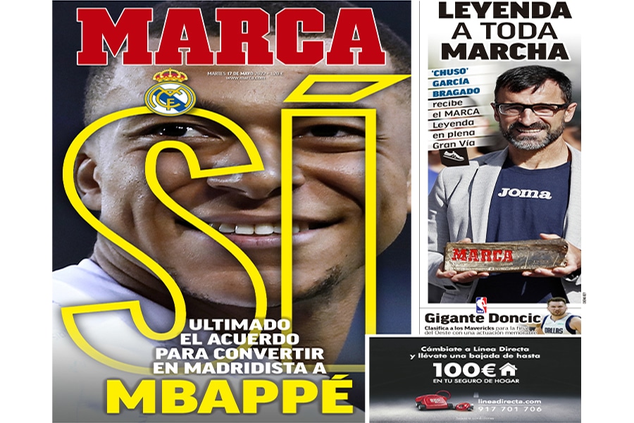 Diario Marca aseguró todo está listo entre Mbappé y Real Madrid Diario ...