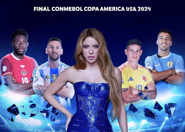 Shakira, cantará en el entretiempo de la Gran Final de Copa América ...