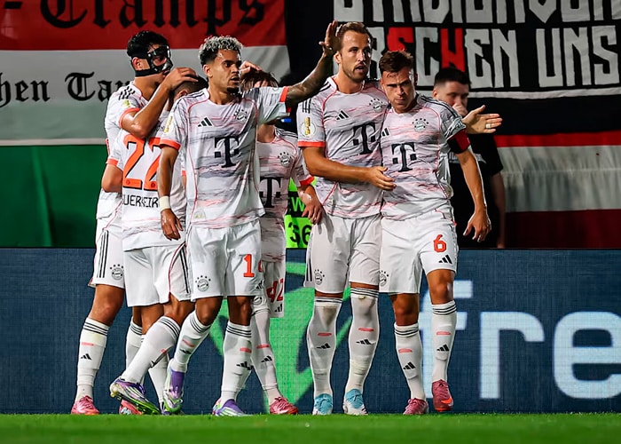 Lucho Díaz, titular en la victoria del Bayern Múnich 3x2 sobre SV Wehen ...