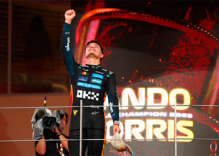 Lando Norris, Campeón de la Fórmula Uno 2025 Diario Deportes | El ...